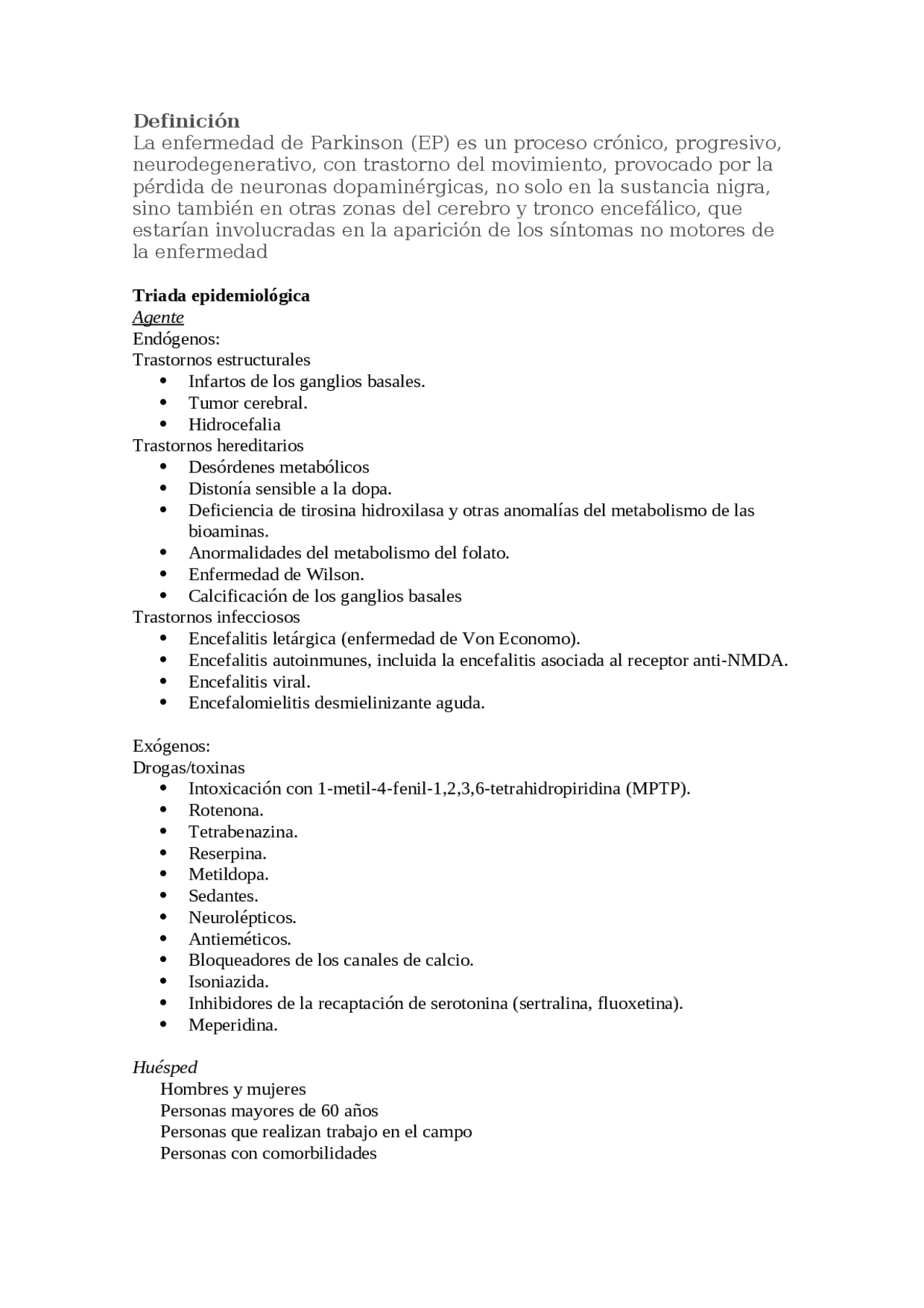 Resumen De Epidemiología Para Clase Docsity