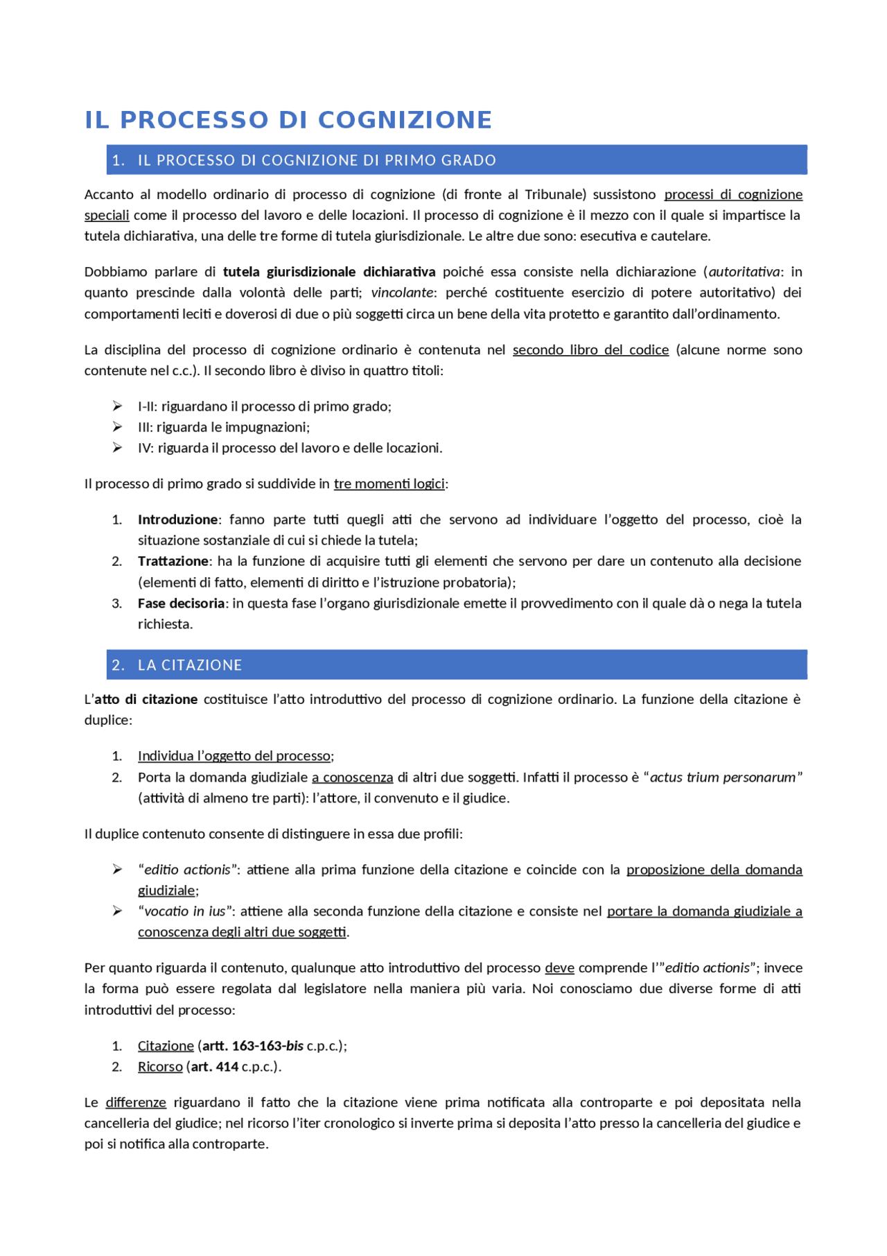Riassunto Libro Ii Luiso Docsity
