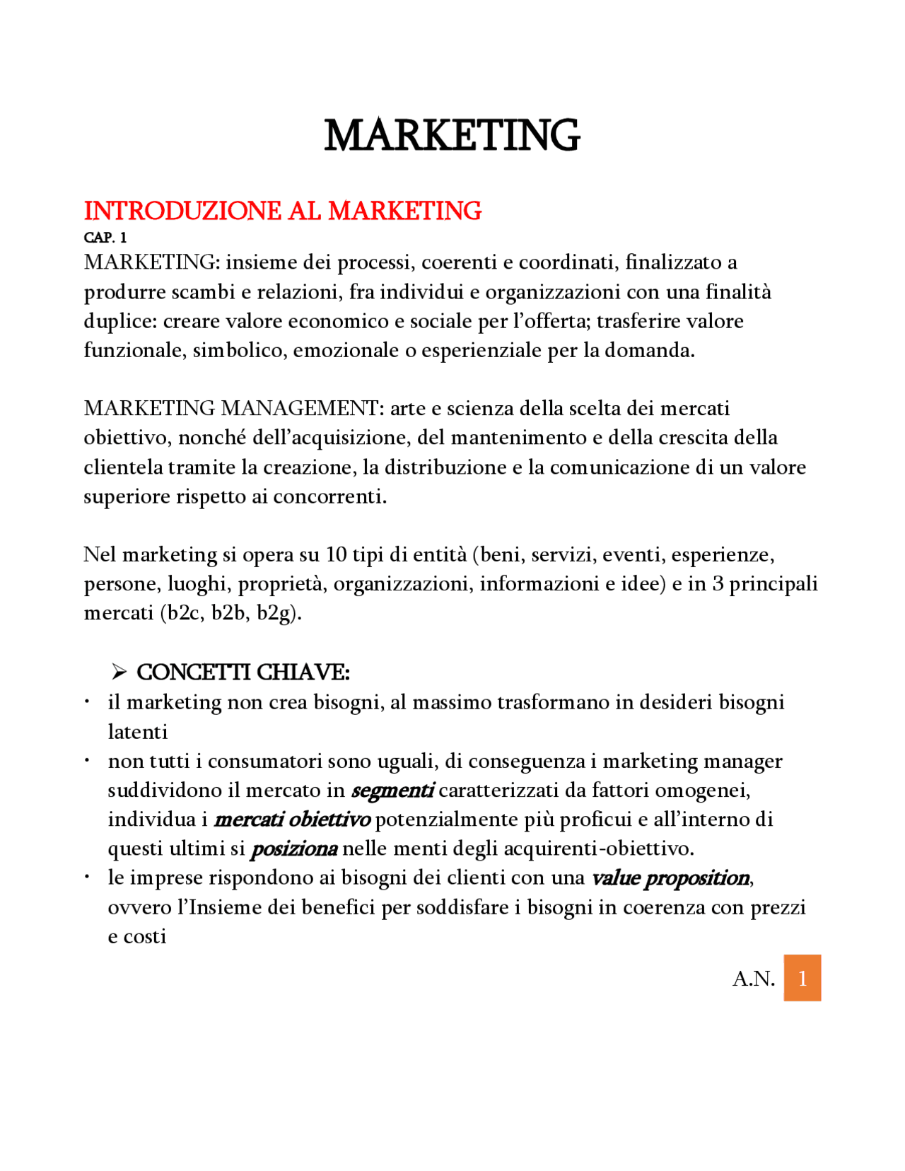 Marketing Luiss Canale D Docsity