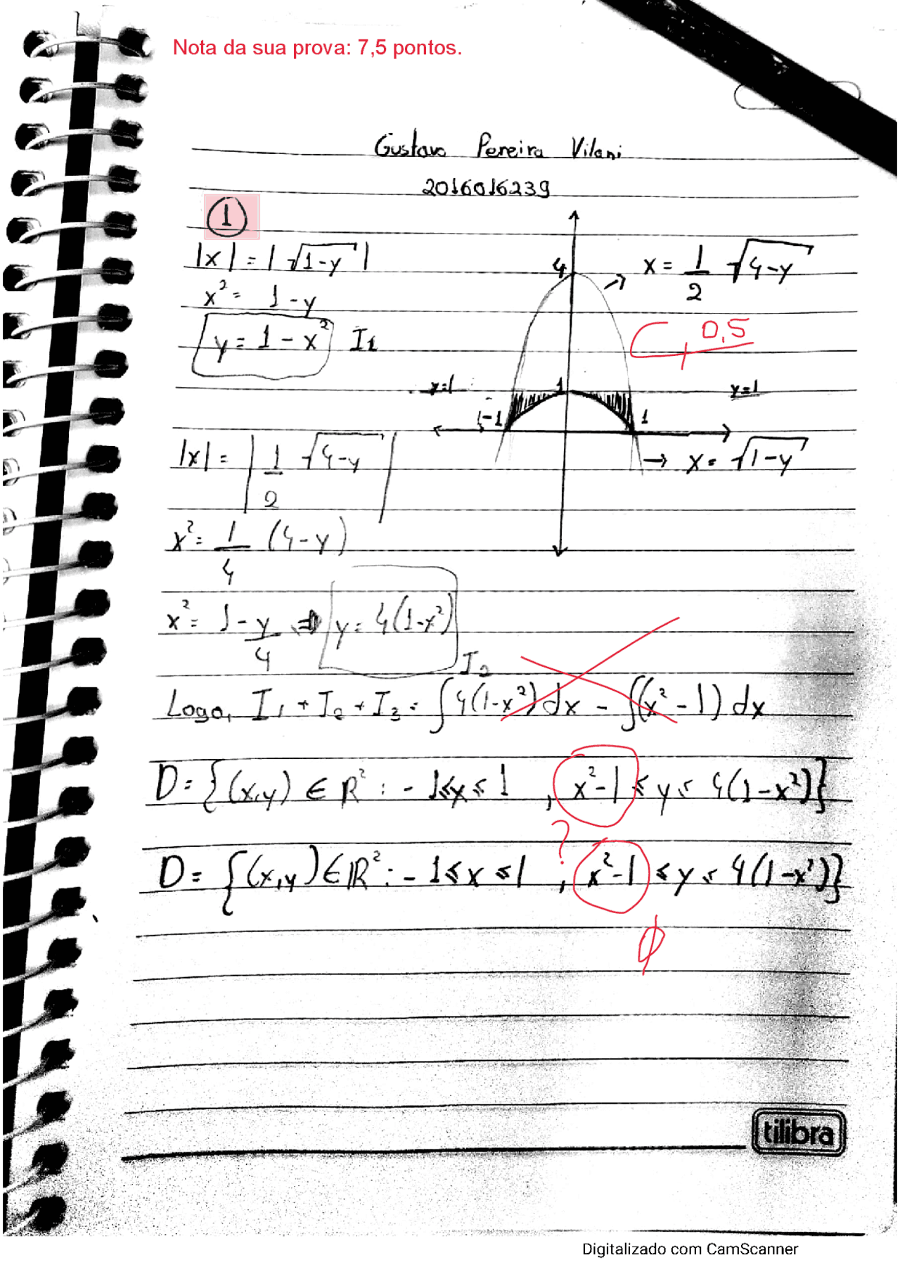 Calculo Iii Segunda Prova Docsity