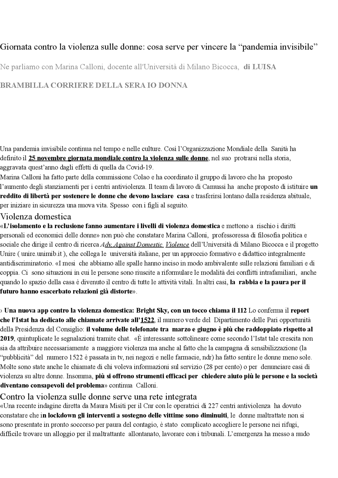 Violenza Contro Le Donne Appunti Di Scienze Umane Docsity