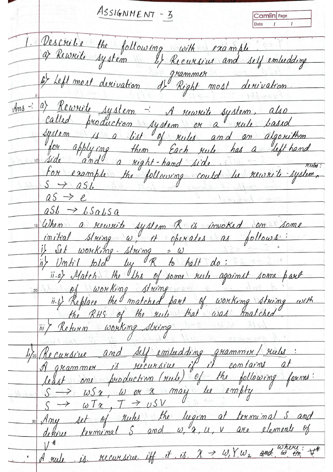 Atc Note Hand Written Docsity