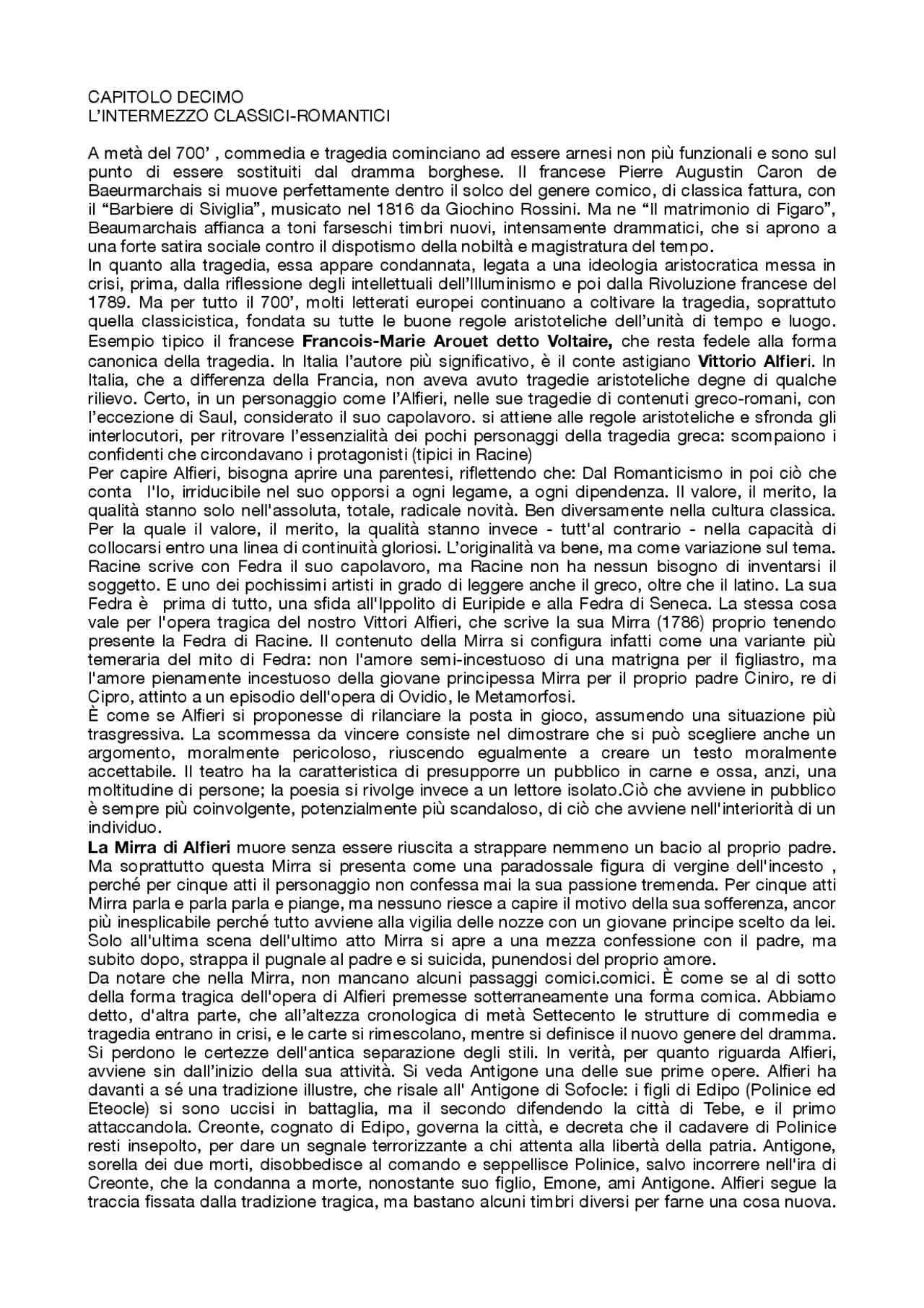 Riassunto Capitolo 10 Docsity