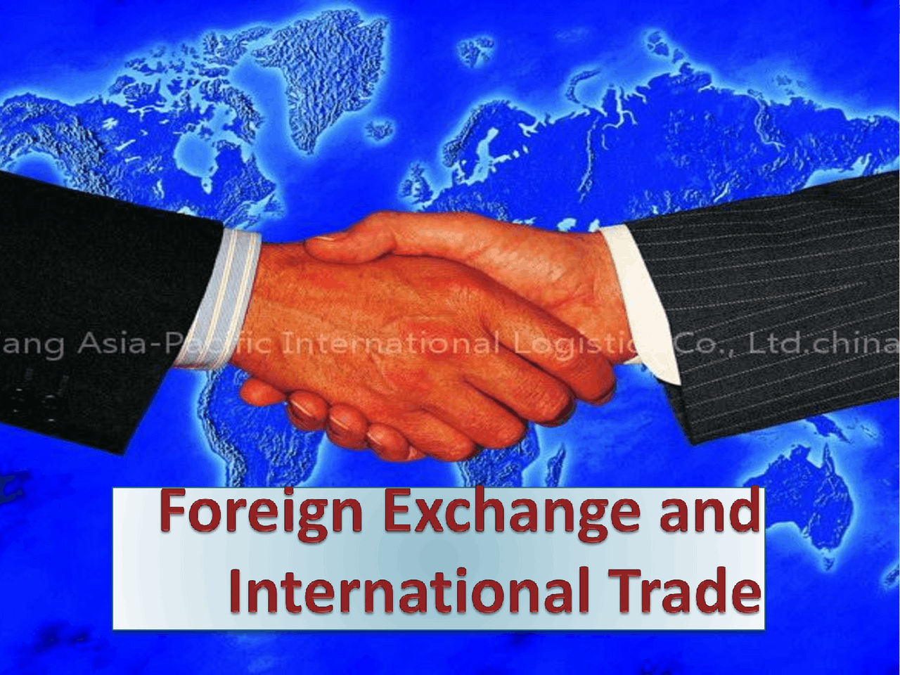Foreign exchange and International trade - Docsity