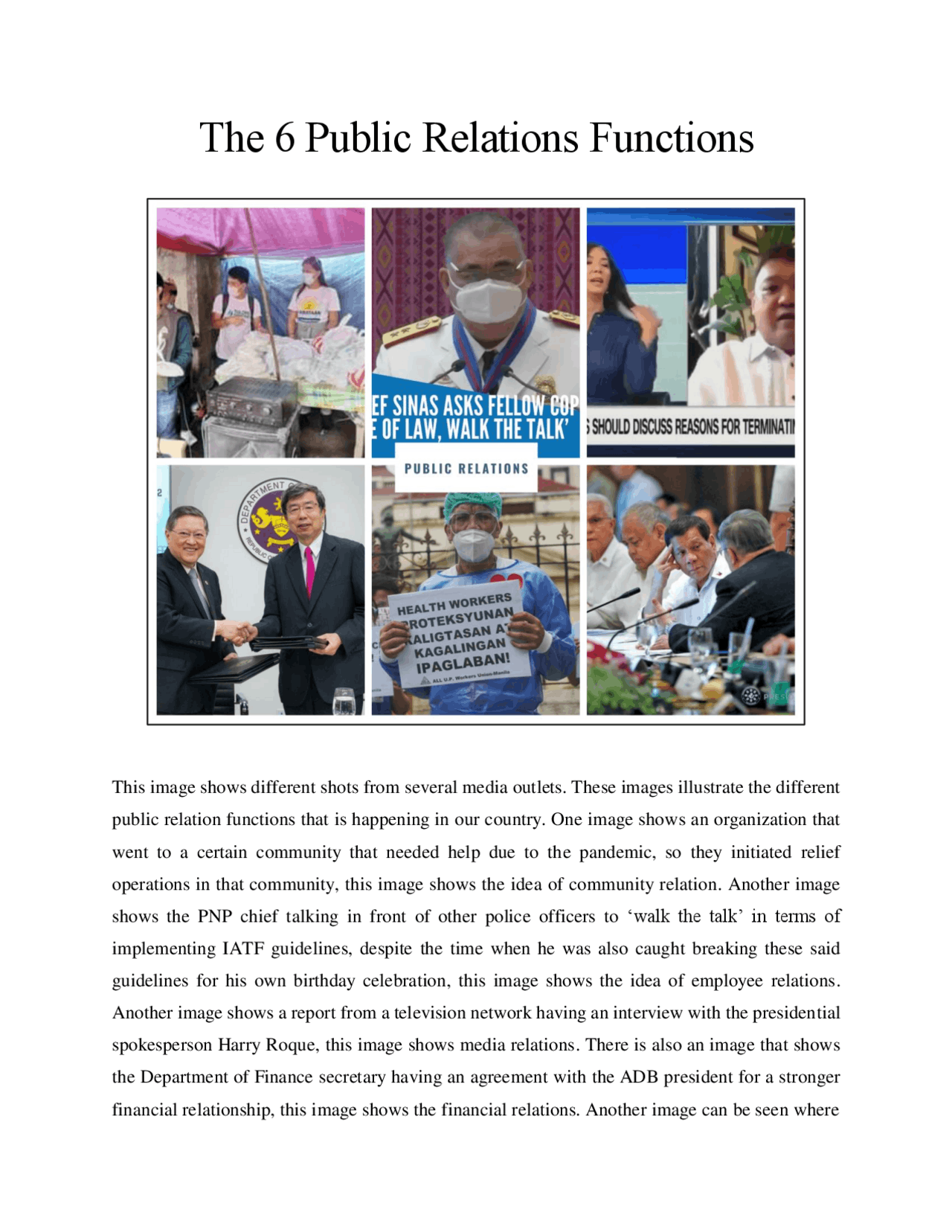 The Six Public Relations Procedure Docsity