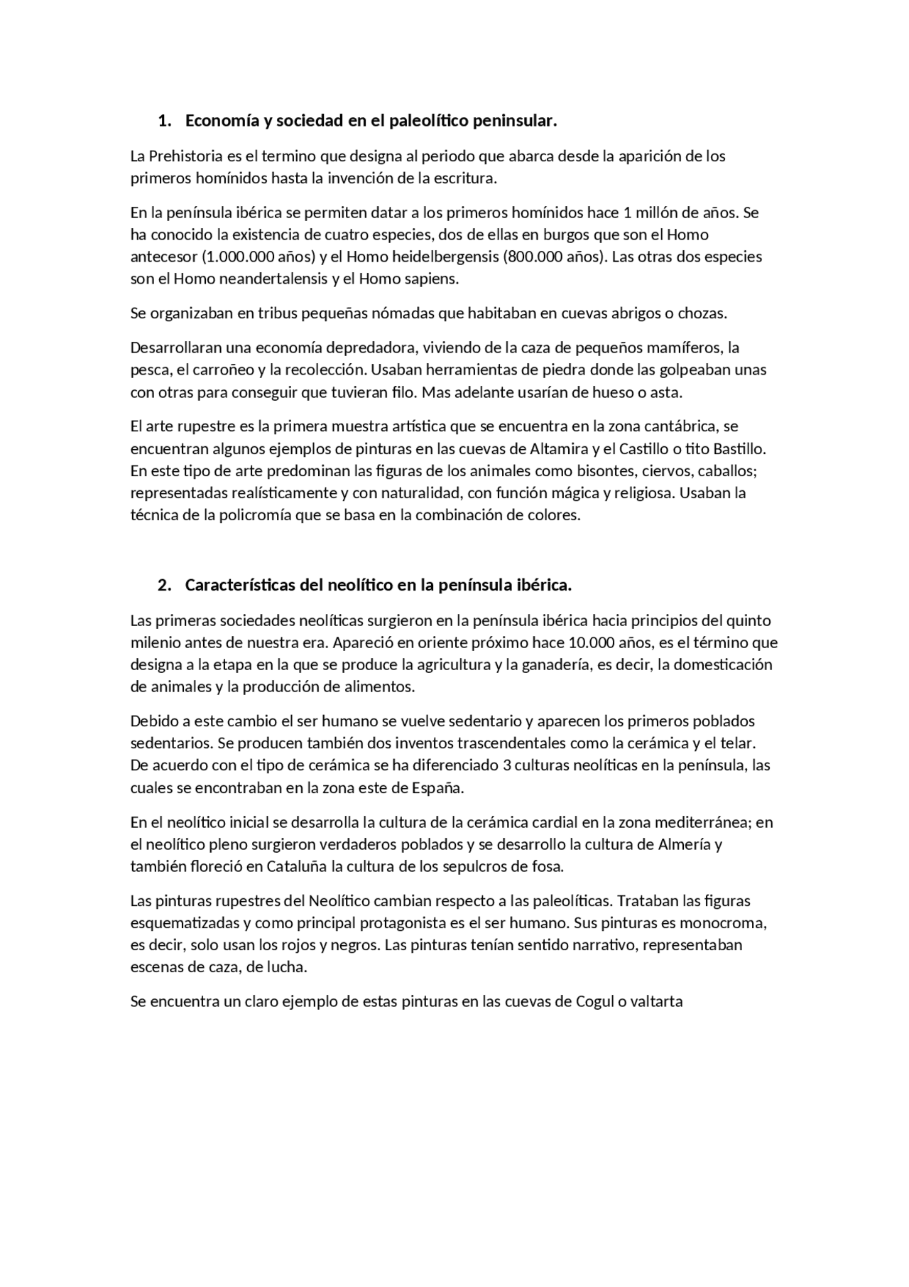 Conceptos Evau 2º Bach Apuntes De Historia De España Docsity