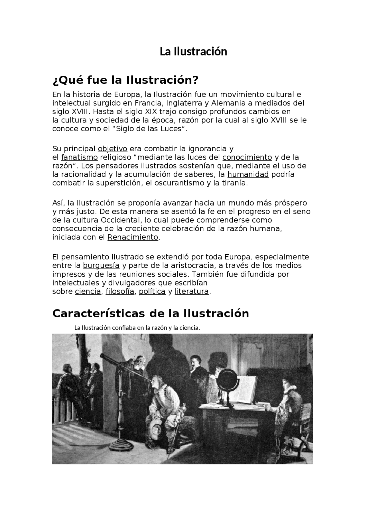 La Ilustración: Un Movimiento Cultural e Intelectual del Siglo XVIII ...