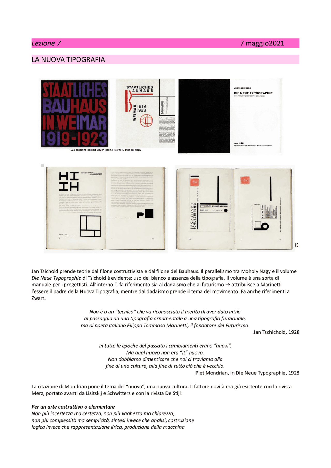 Appunti Storia Della Grafica Lezione 6 Prof Luciana Gunetti Docsity