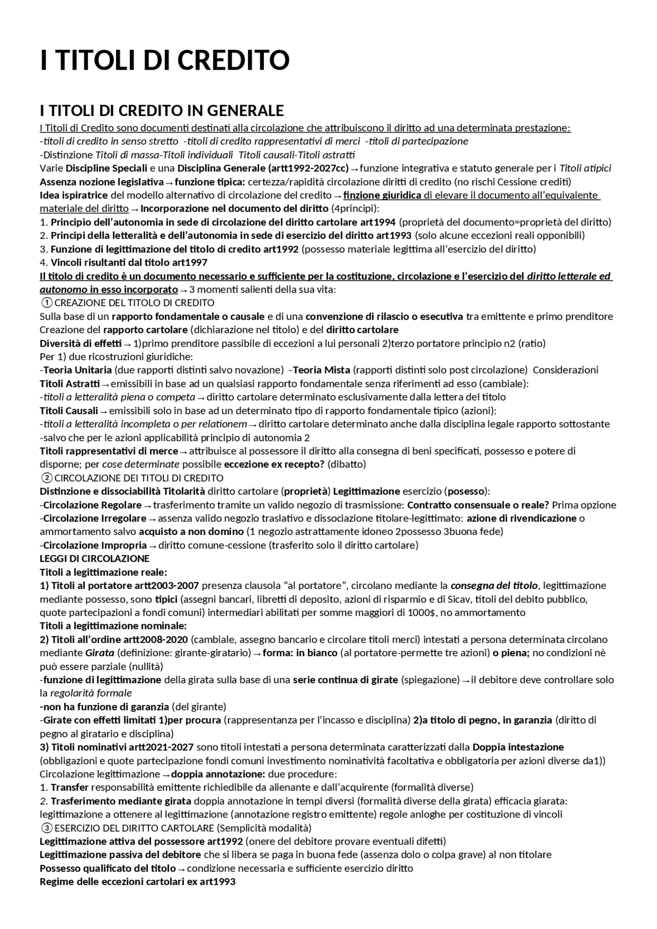 Riassunto Libro Diritto Commerciale 3 Docsity
