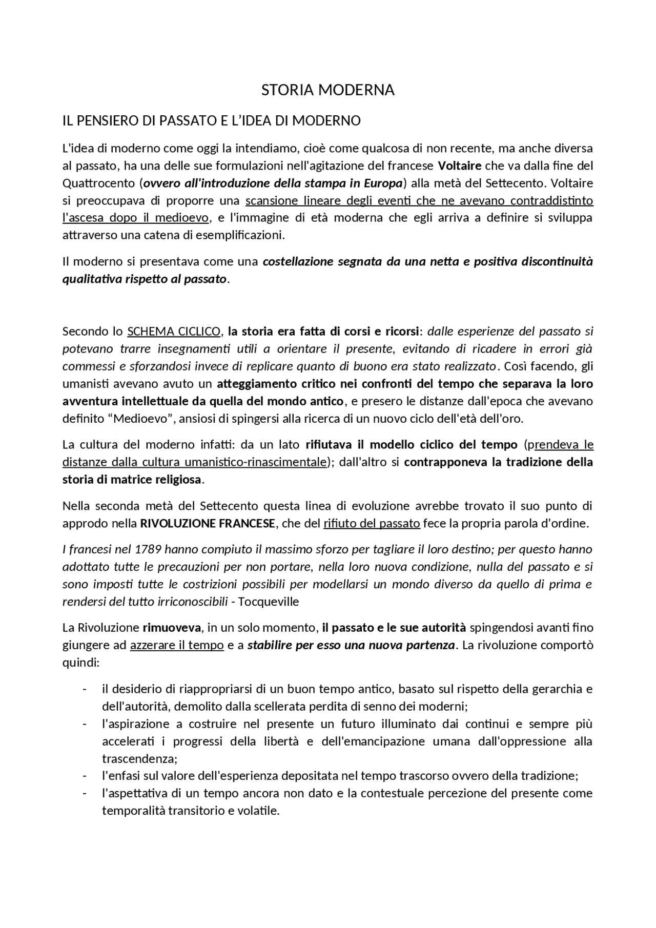 Riassunto Del Manuale Di Introduzione Alla Storia Moderna Docsity