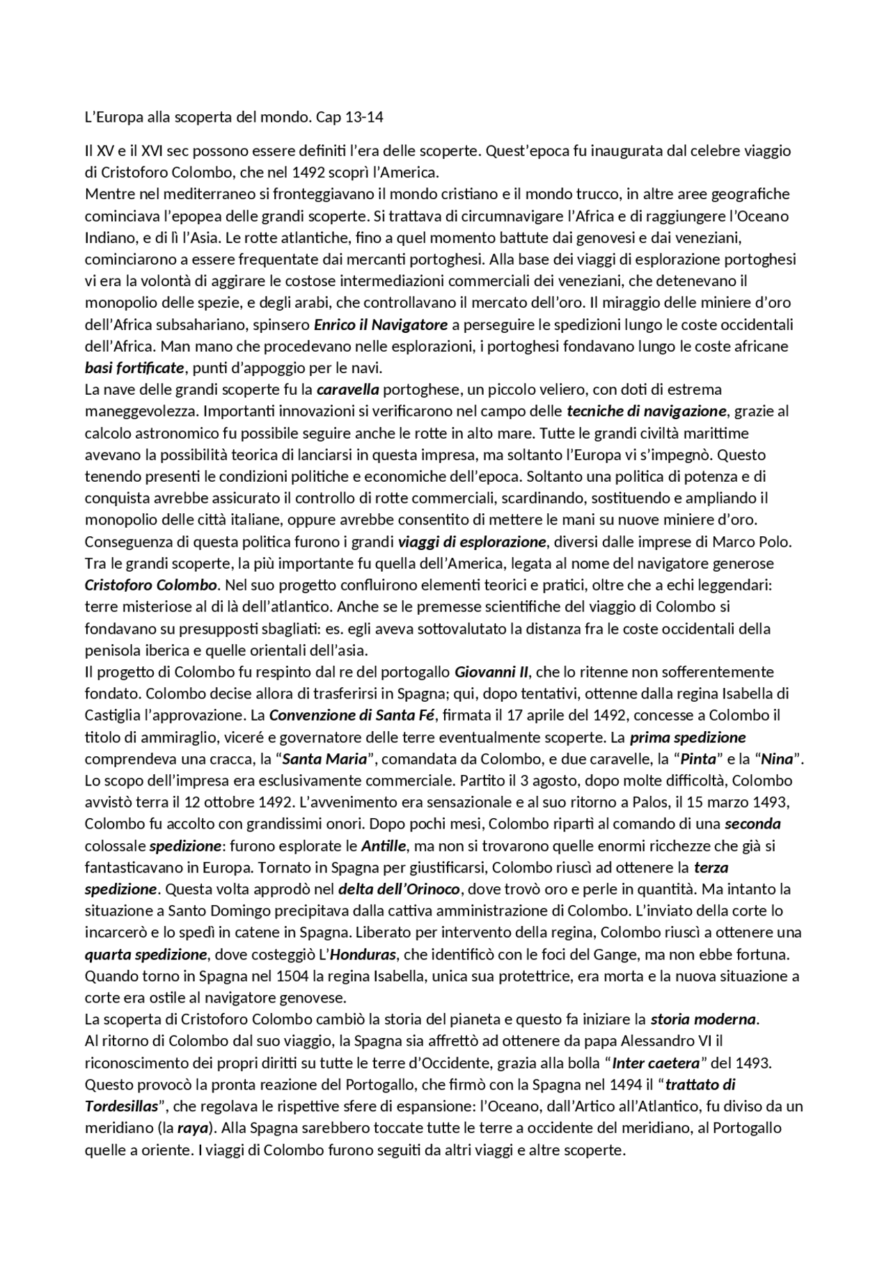 Manuale Storia Moderna Docsity