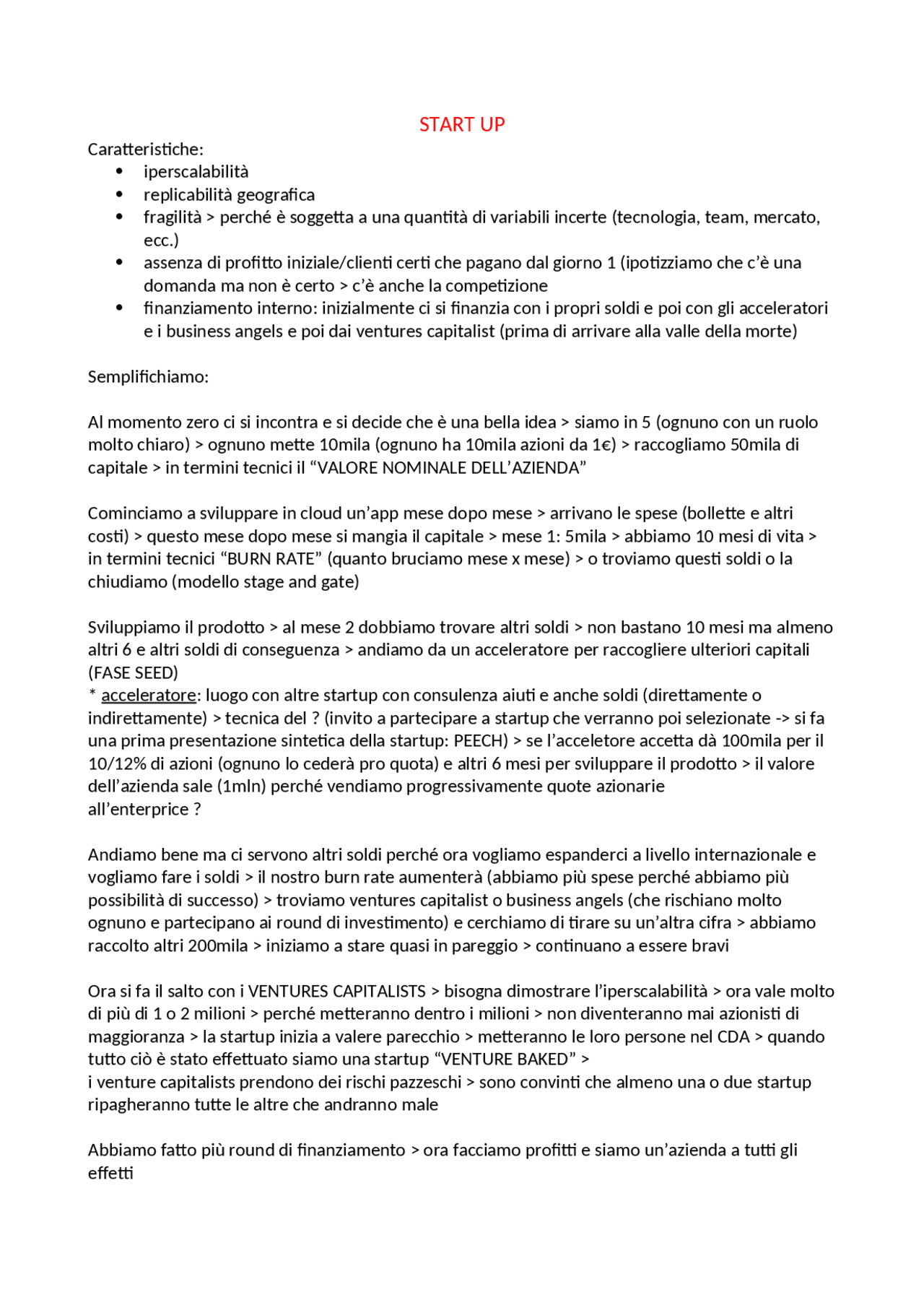 Start Up Economia Digitale Schemi E Mappe Concettuali Di Economia