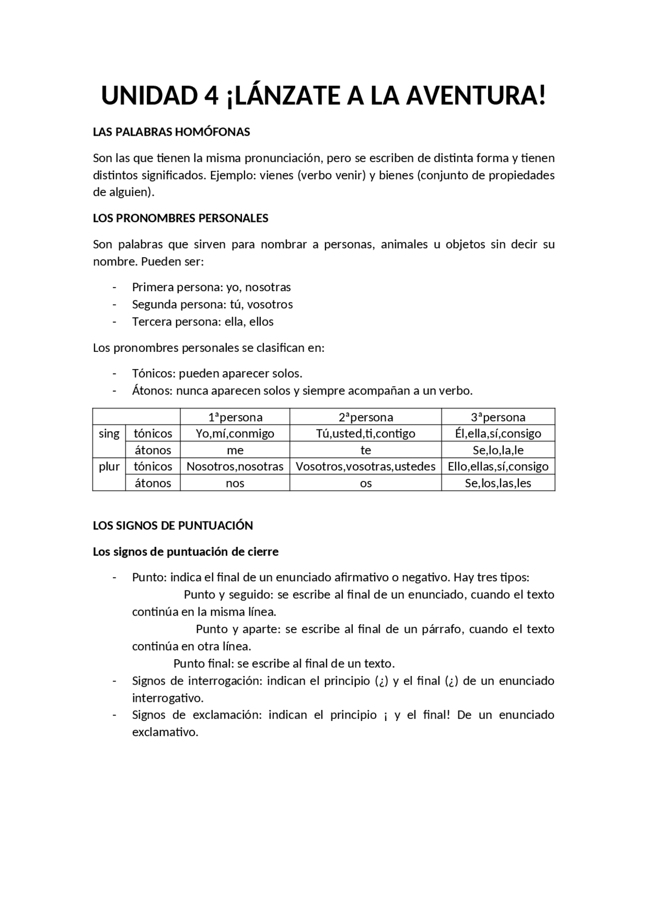 Resumen lengua 5º primaria editorial sm - Docsity