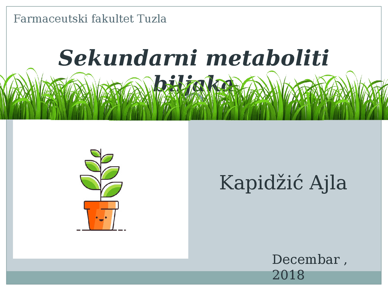 Sekundarni Metaboliti Biljaka Slajdovi Predlog Botanika Docsity