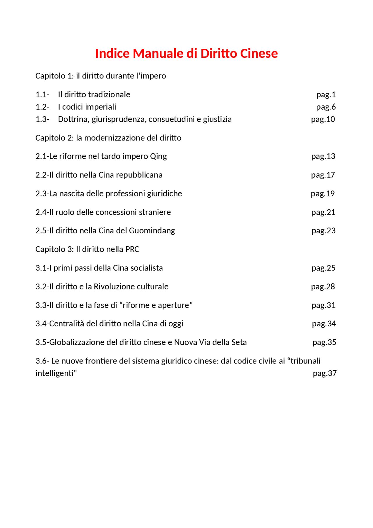 Il Diritto Cinese dall'antica alla nuova via della Seta - Docsity