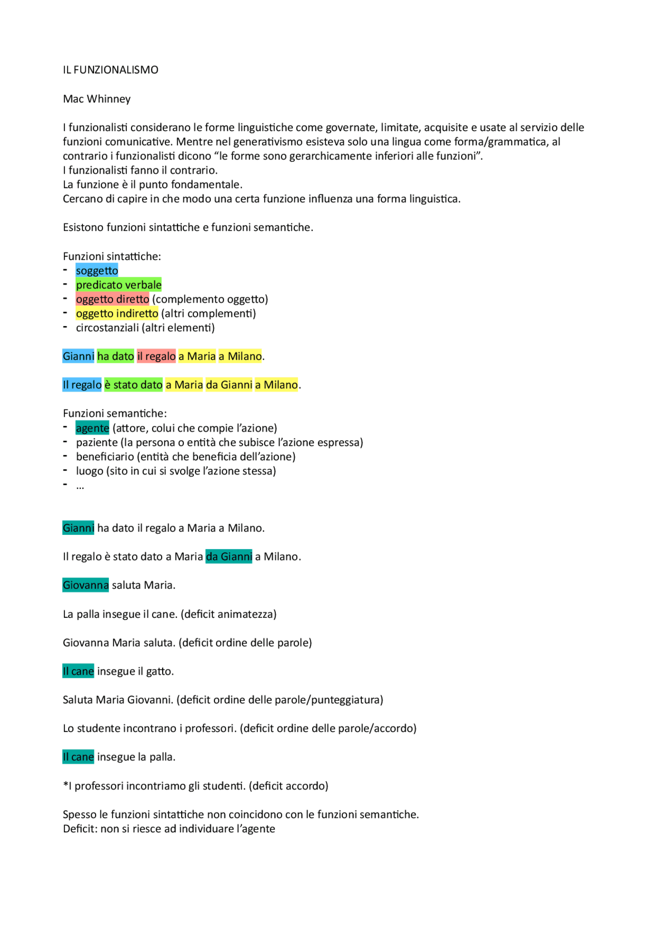 Apprendimento Linguistico 10 Docsity
