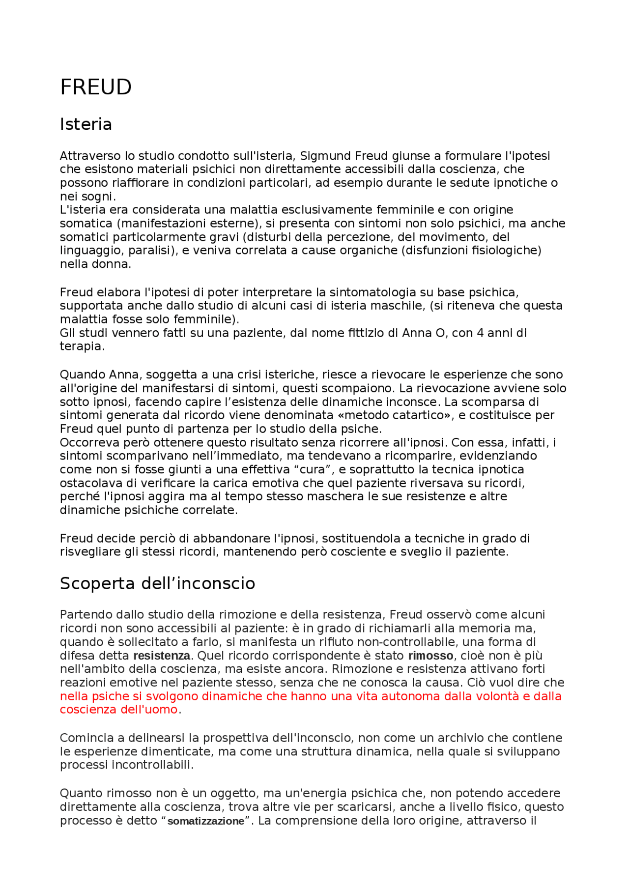 Sigmund E Paragone Con Jung Docsity