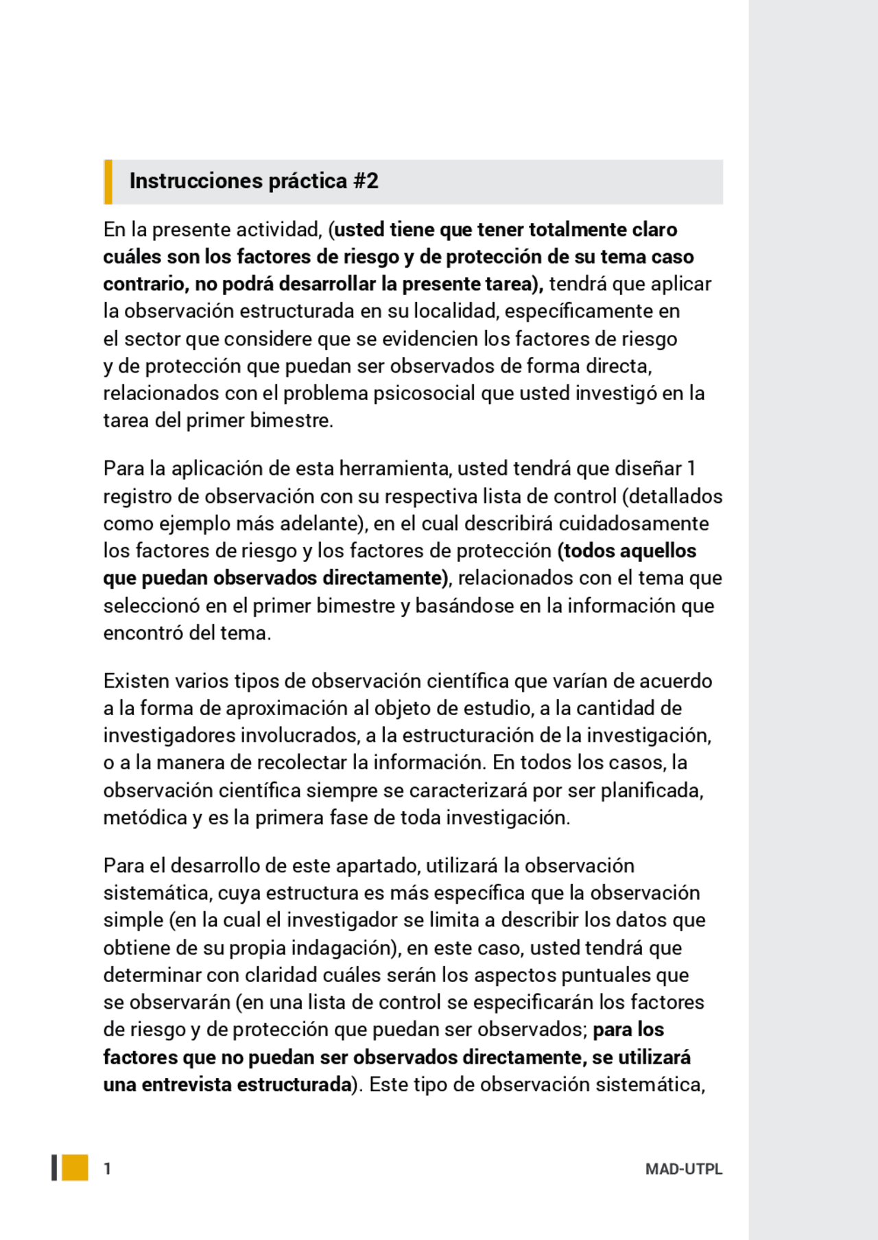 Apuntes Utpl Prácticum Docsity