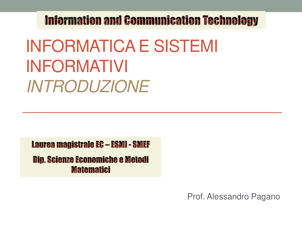 Information And Communications Technology Docsity