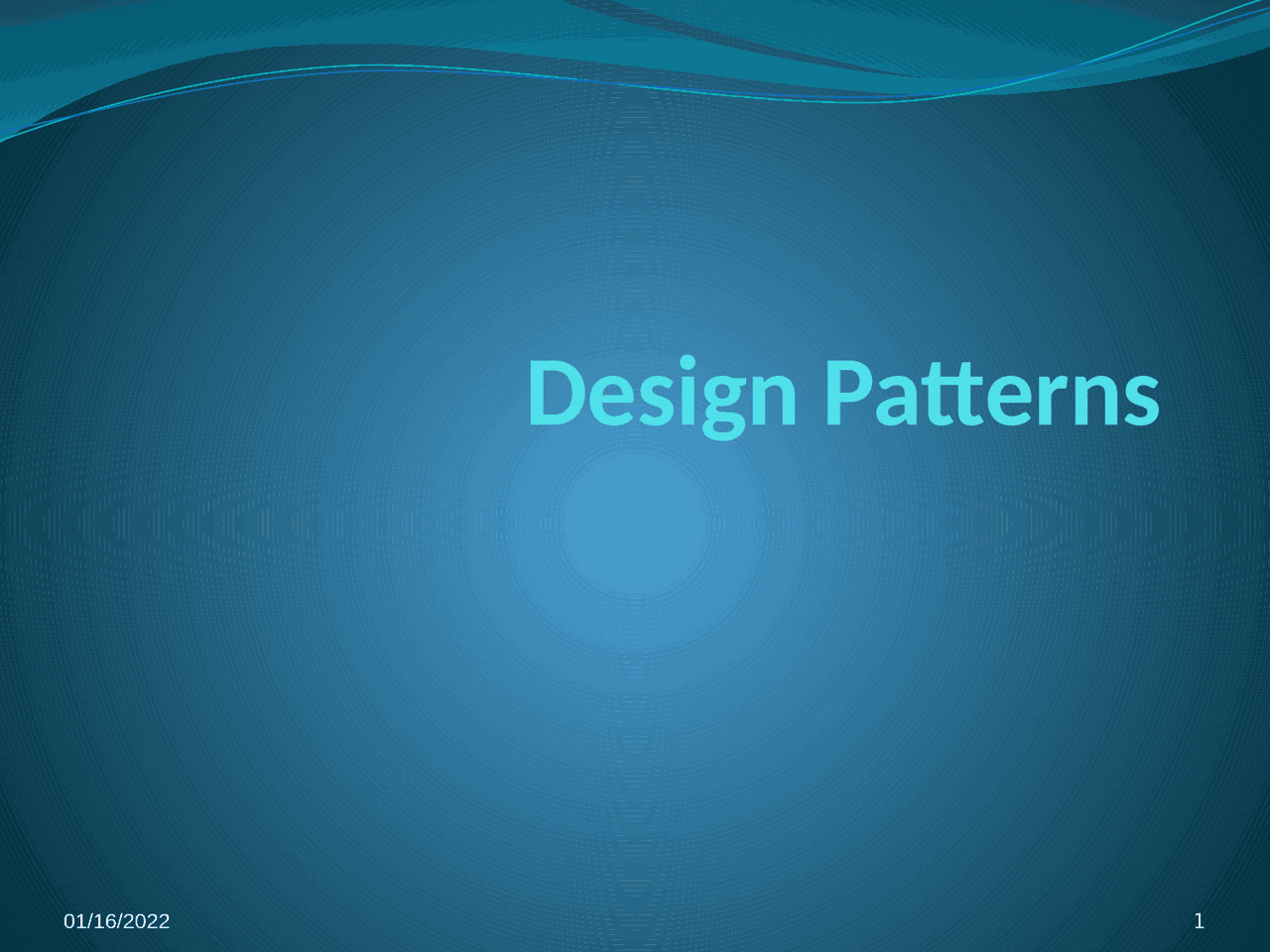 Topic# 3 -Observer Pattern in Design Pattern Course - Docsity