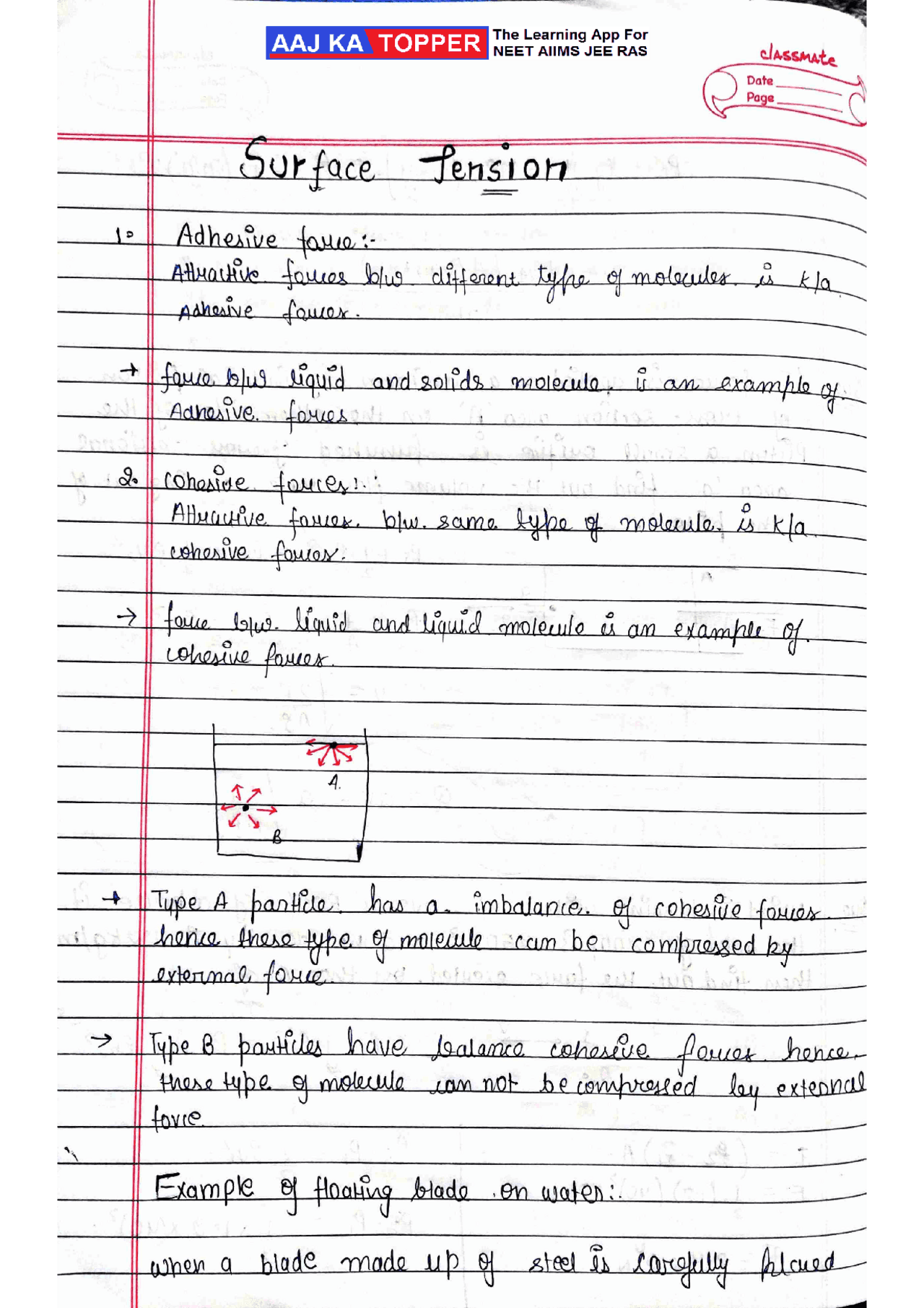 Surface Tension And Viscosity Docsity