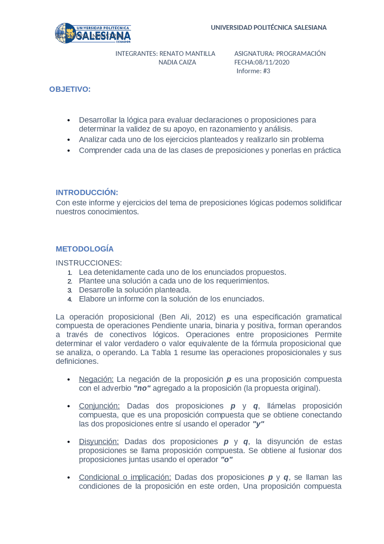 Programación Ejercicio De Aplicación C Docsity