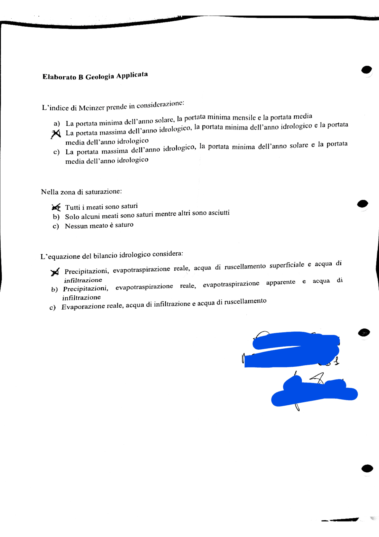 Elaborato B Geotecnica Corso Ingegneria Civile Docsity