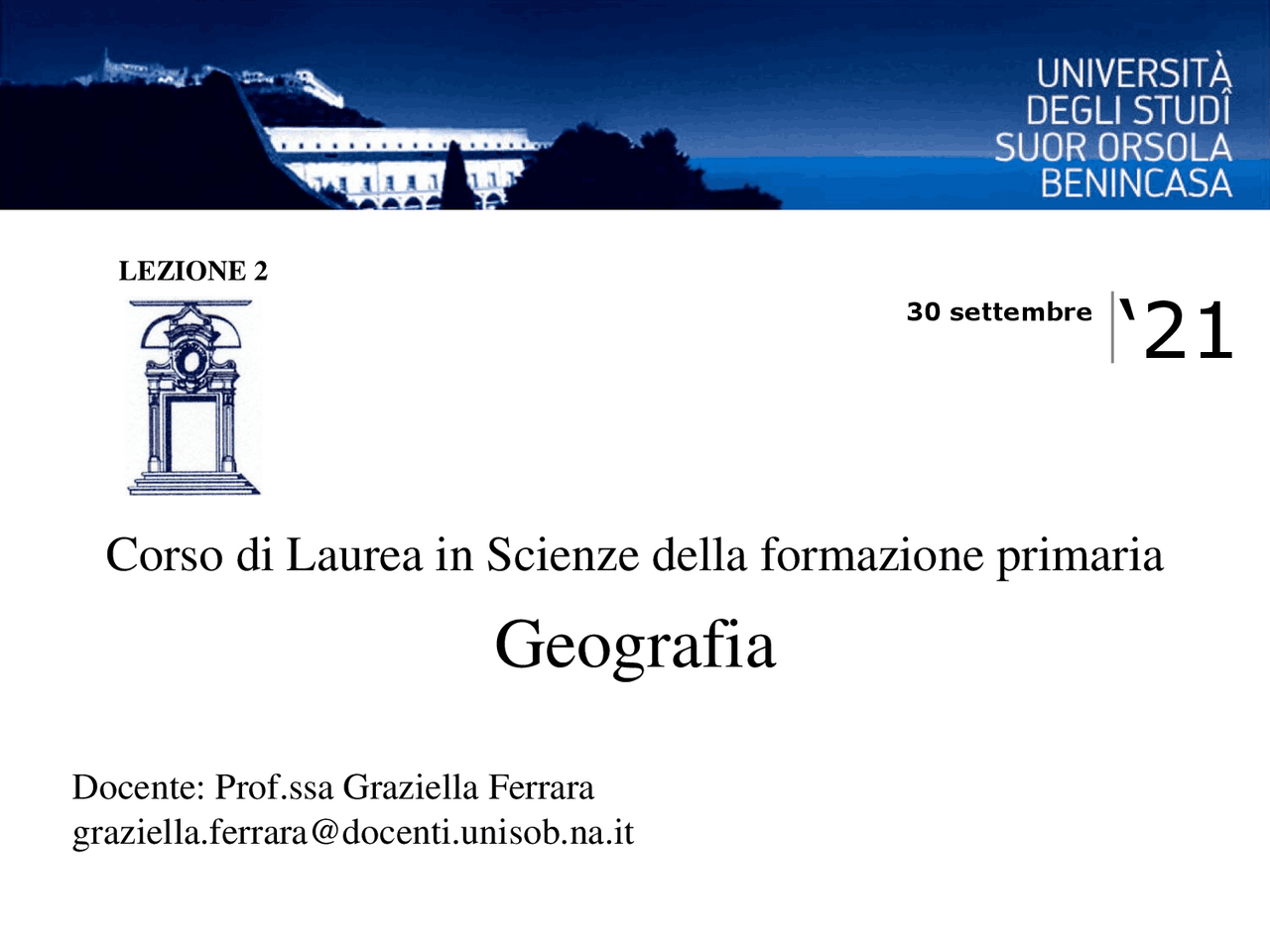 Slide Del Primo Semestre Di Geografia Docsity