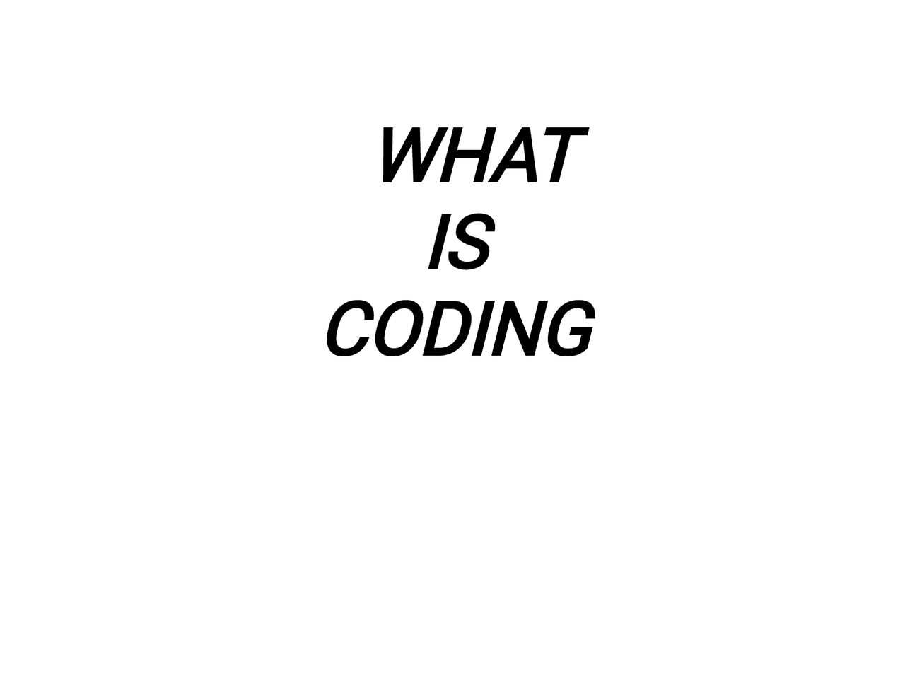 Its A Notes About Coding Summaries Computer Science Docsity