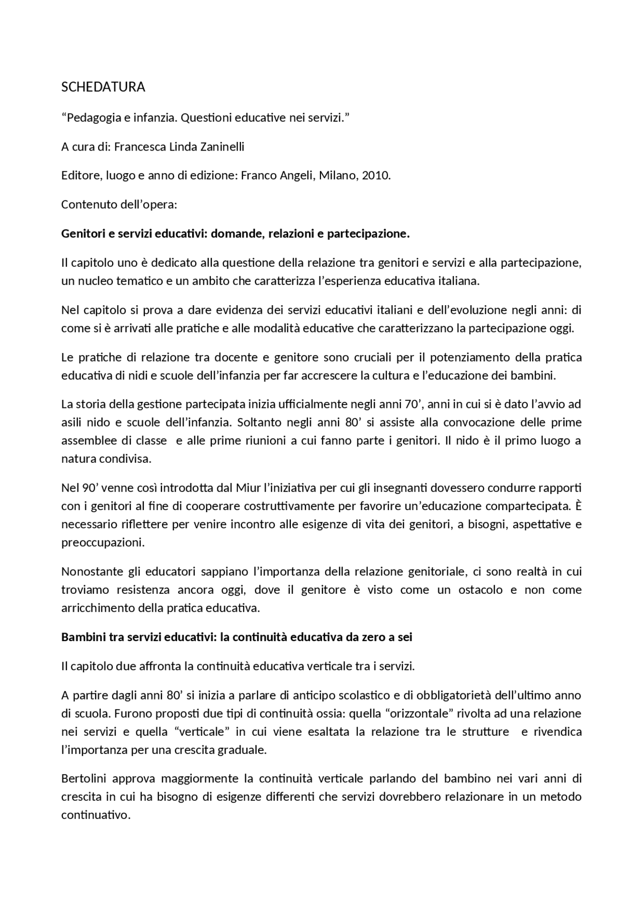 Le Questioni Educative Docsity