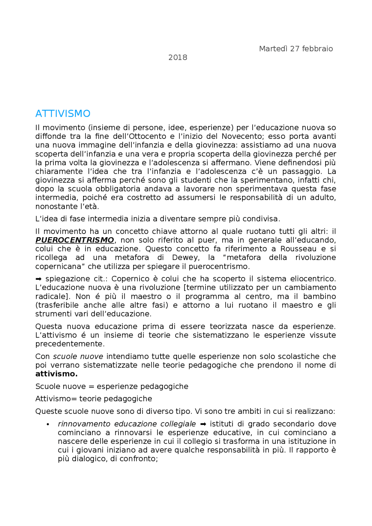Appunti Lezione Alfieri Di Istutuzione Docsity
