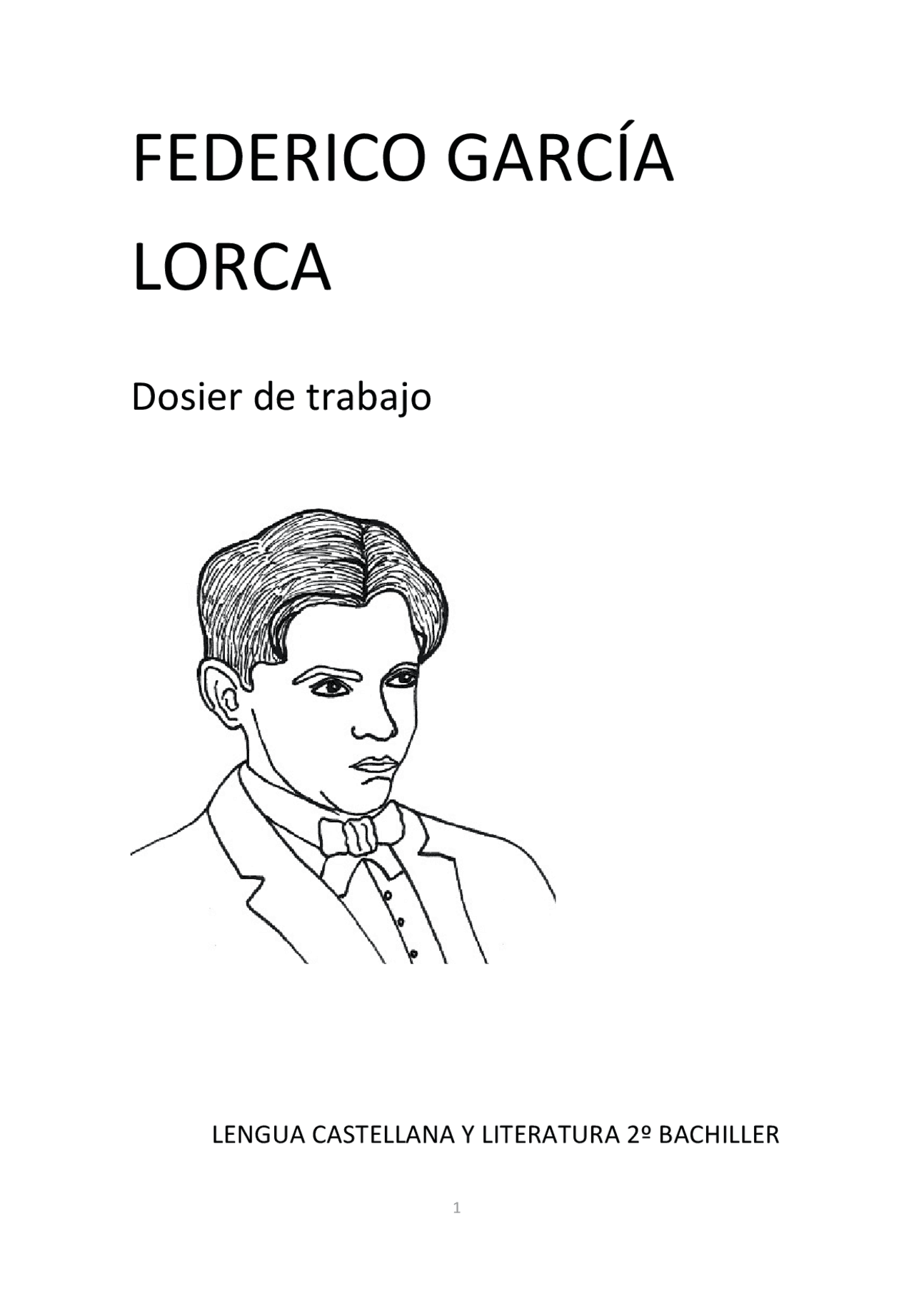 Apuntes de federico garcia lorca selectividad | Apuntes de Lengua y ...