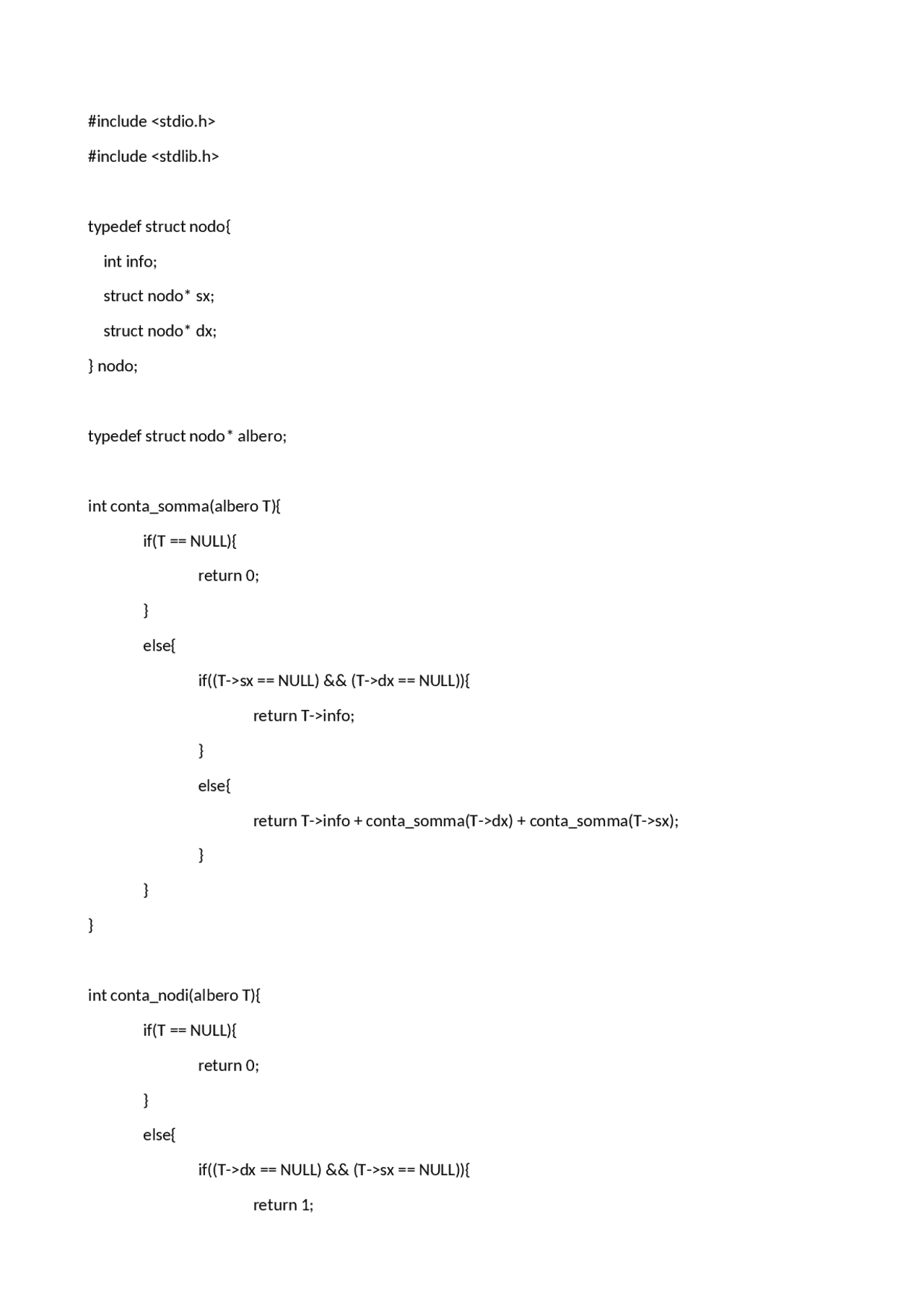Esercizio ASD 8 homework - Docsity