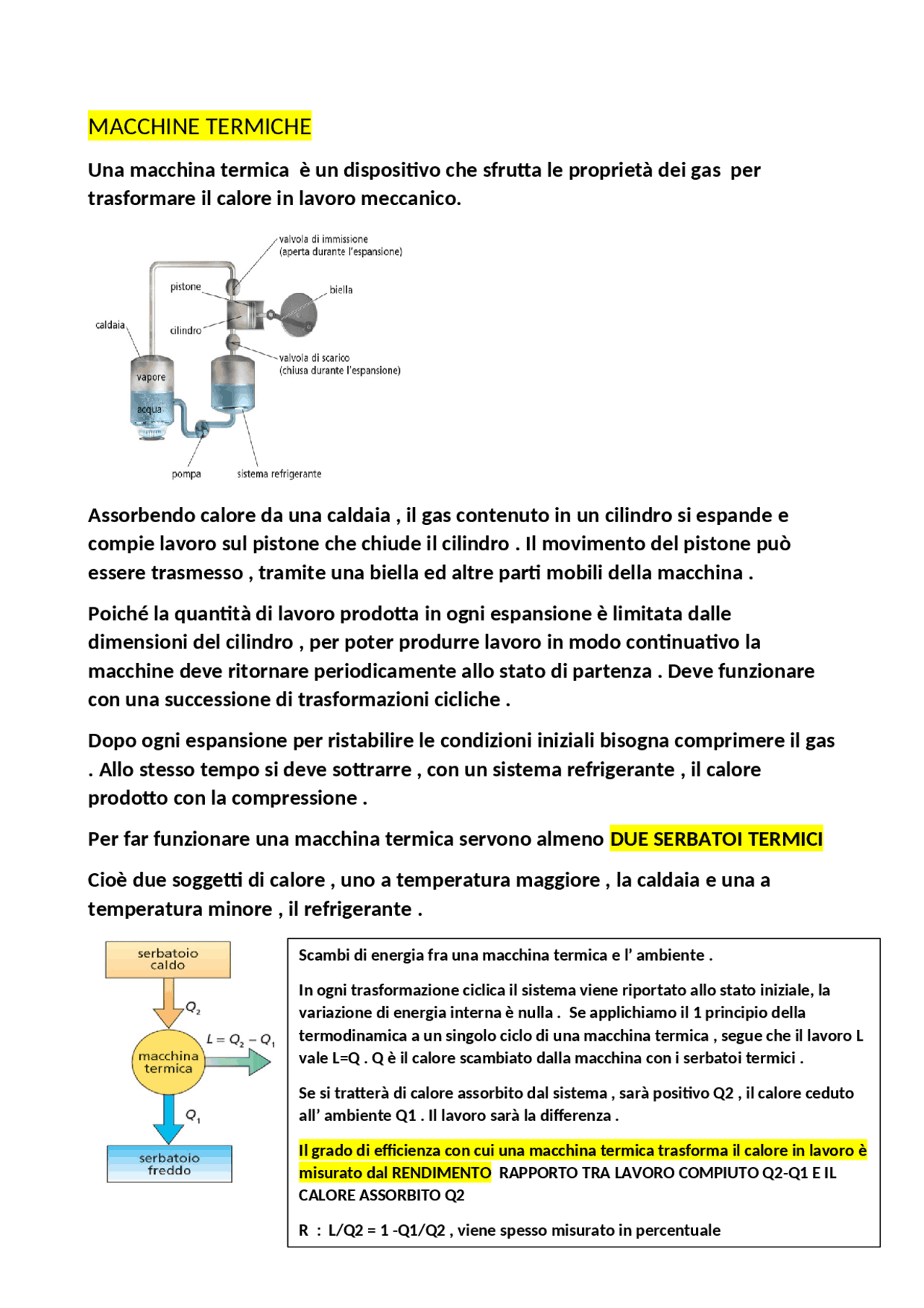 Le Macchine Termiche Docsity