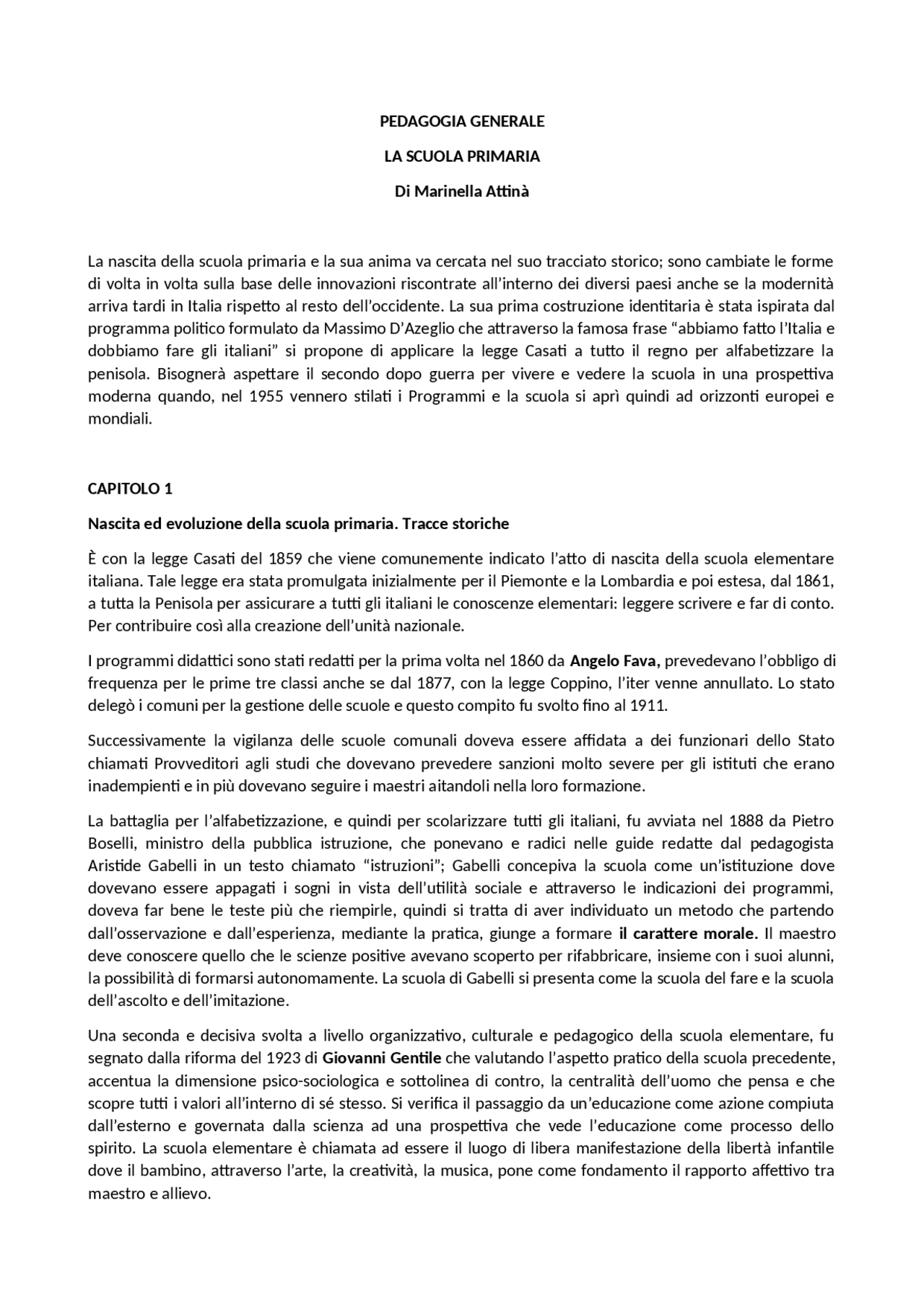 Pedagogia Generale Appunti E Riassunti Docsity