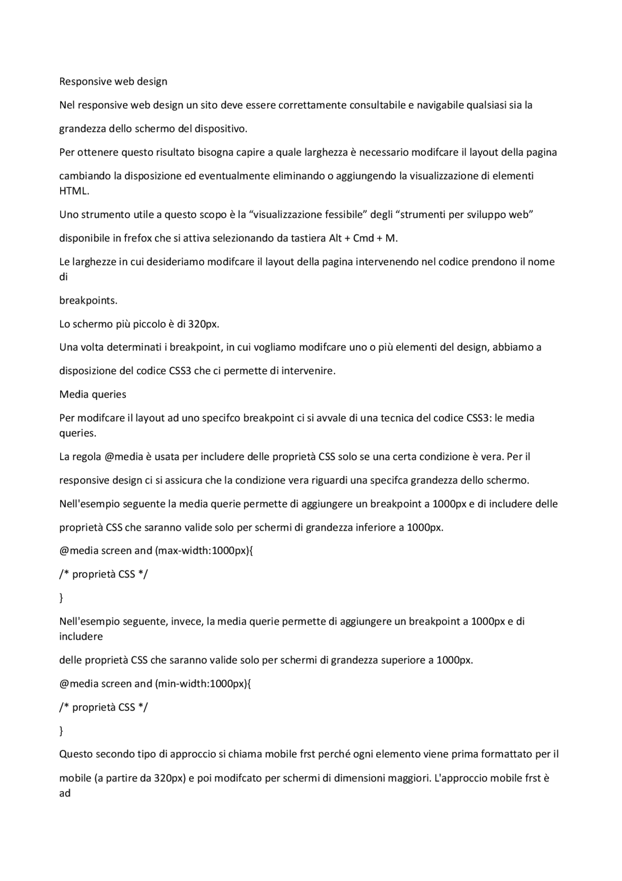 Responsive Web Design Html E Css Docsity