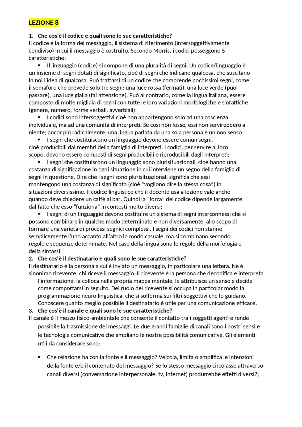 Sociologia Risposte Aperte Corretto E Superato V27 Docsity