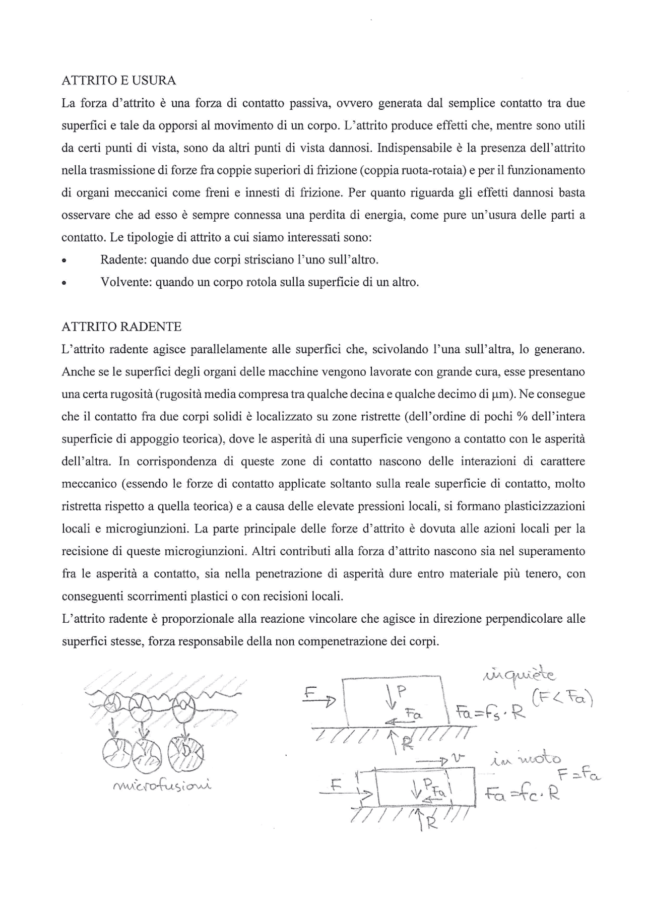 Vari Tipi Dattrito Spiegato In Sintesi Docsity