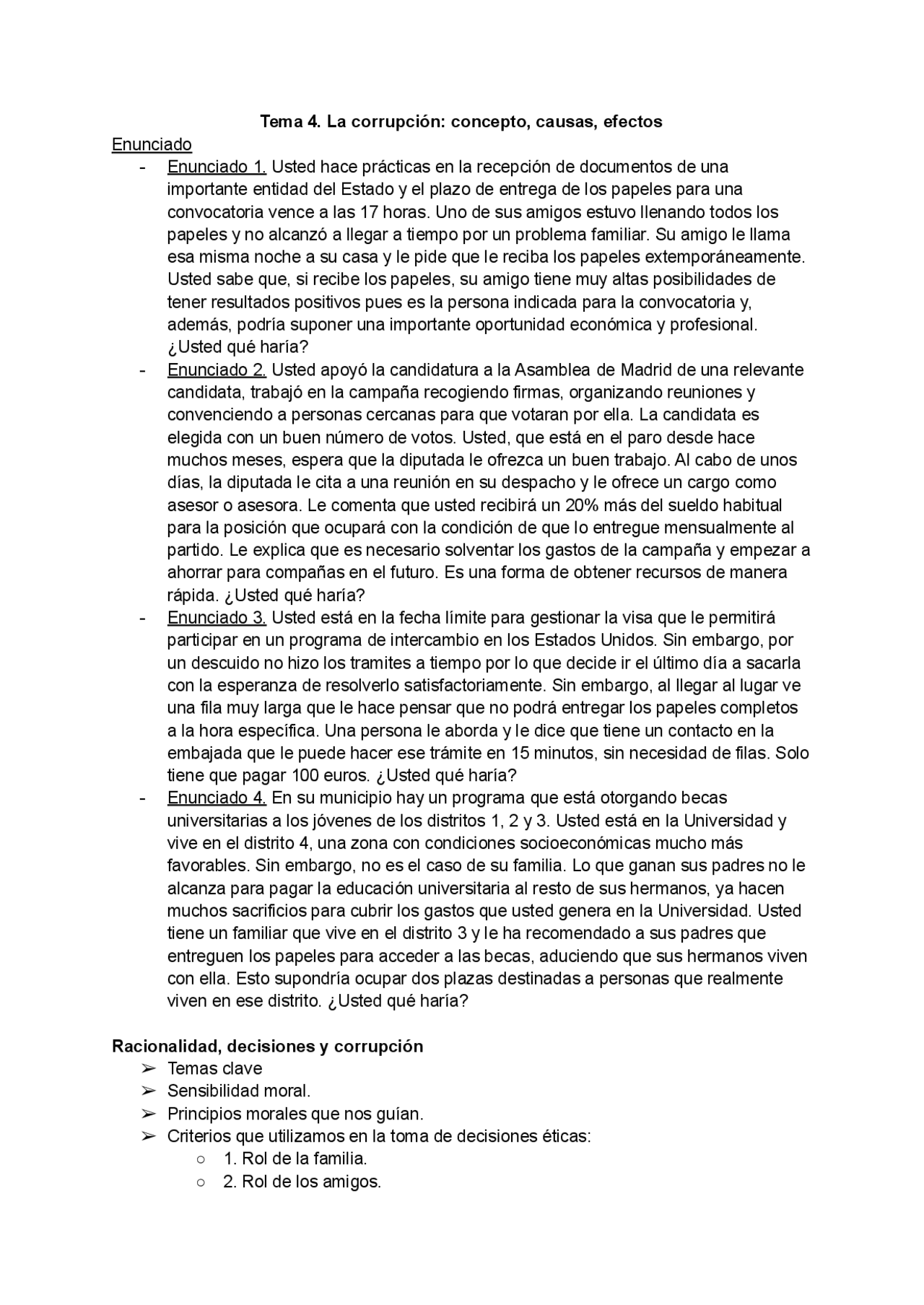 Apuntes Deontología Profesional Urjc Docsity