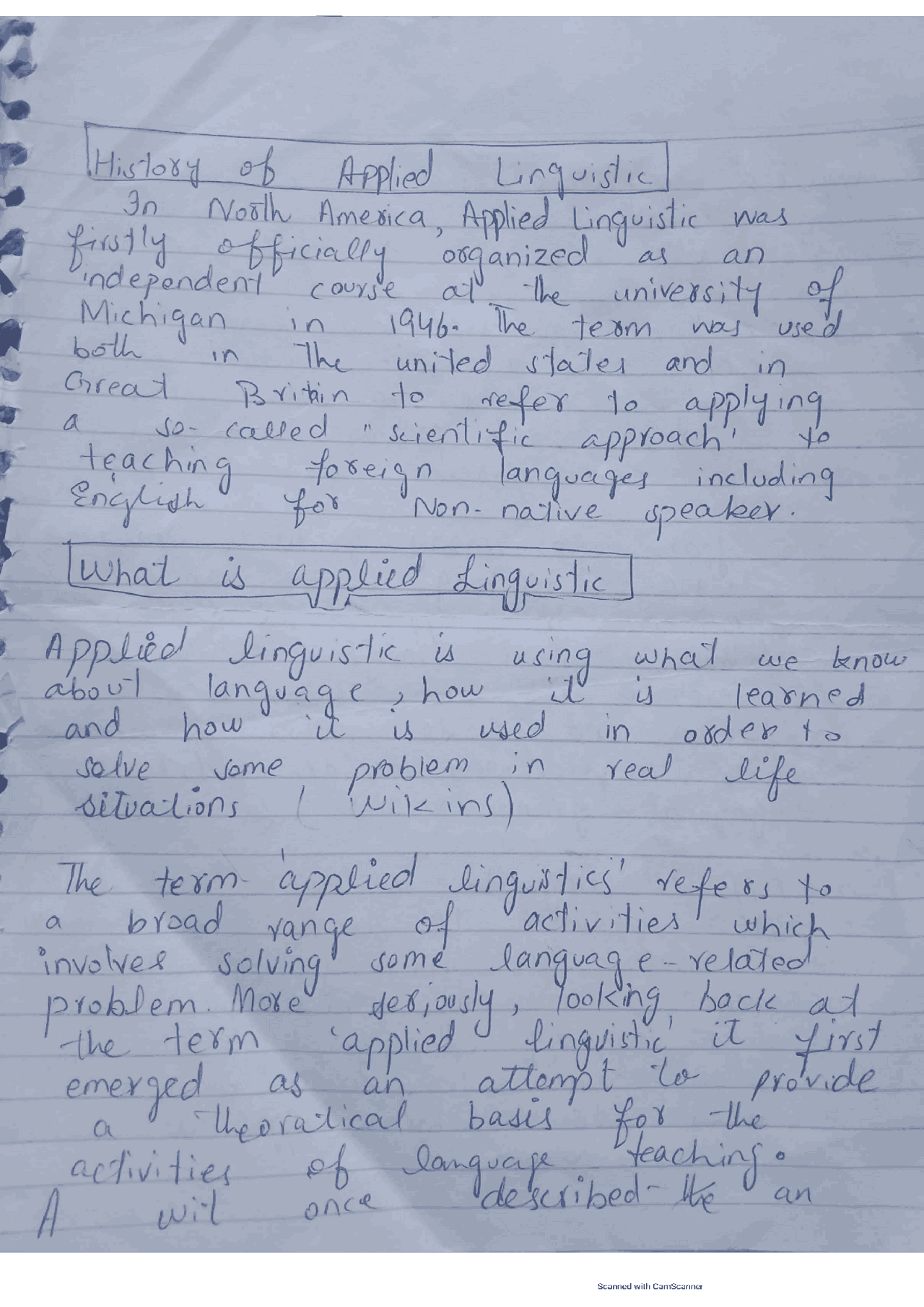 Introduction To Applied Linguistics Docsity