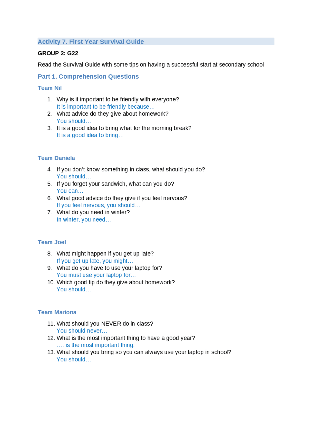 Survial guide sobre videos - Docsity