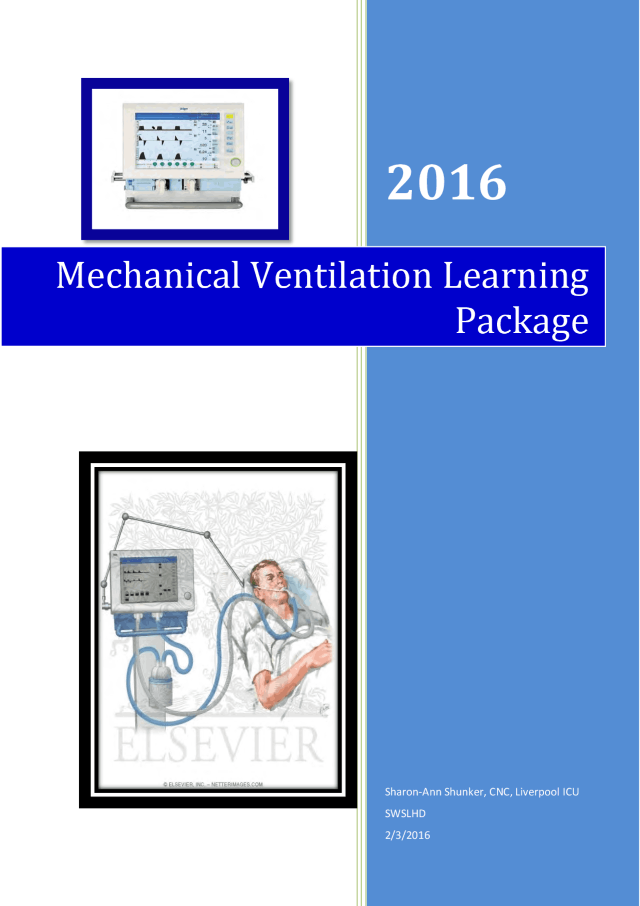 Mechanical Ventilation Learning Package - Docsity