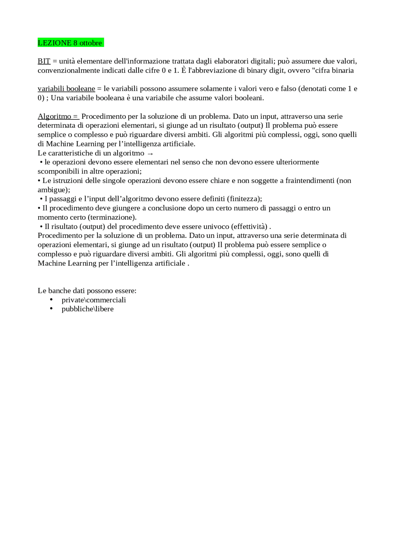 Appunti Informatica Giuridica Appunti Di Informatica Giuridica Docsity