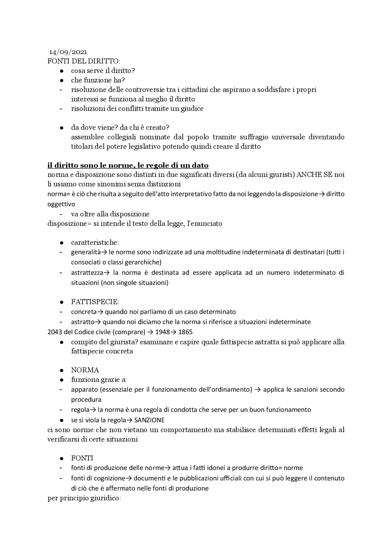 Appunti Diritto Privato Docsity