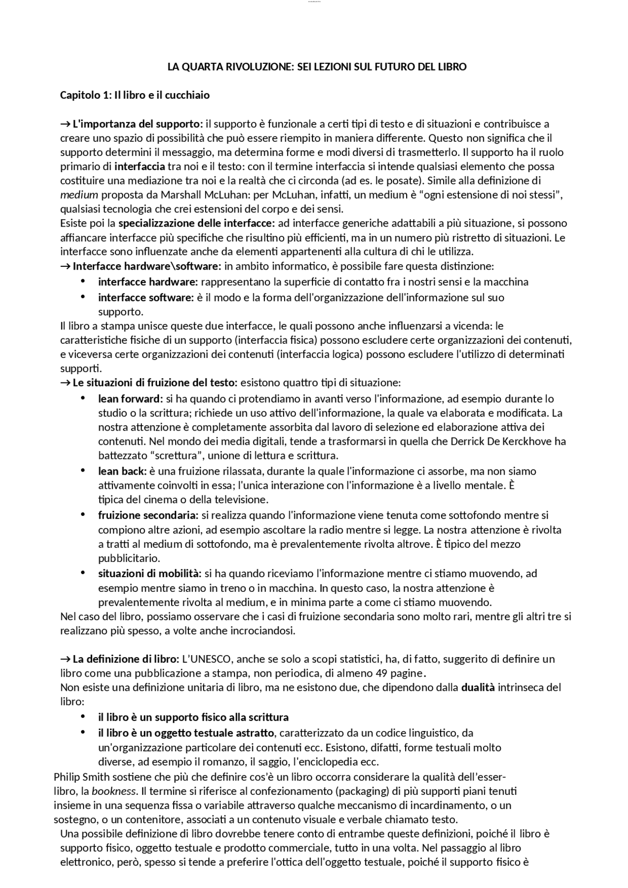 Riassunto Dei Materiali Per Editoria Digitale Docsity