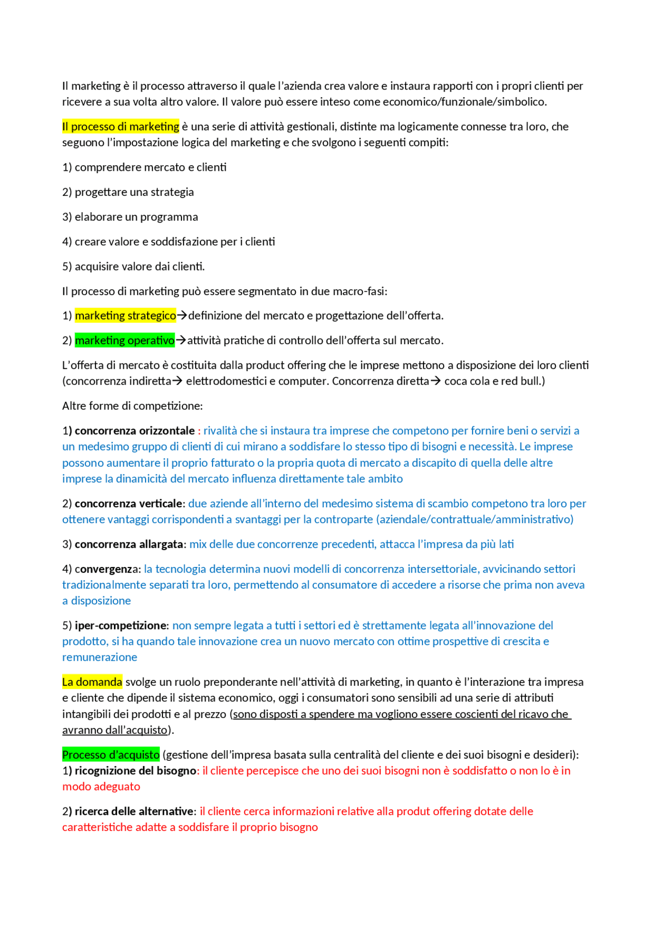 Appunti Presi A Lezione Docsity