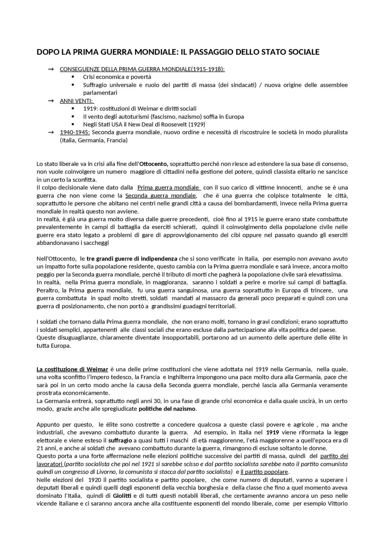 Appunti Diritto Pubblico Docsity
