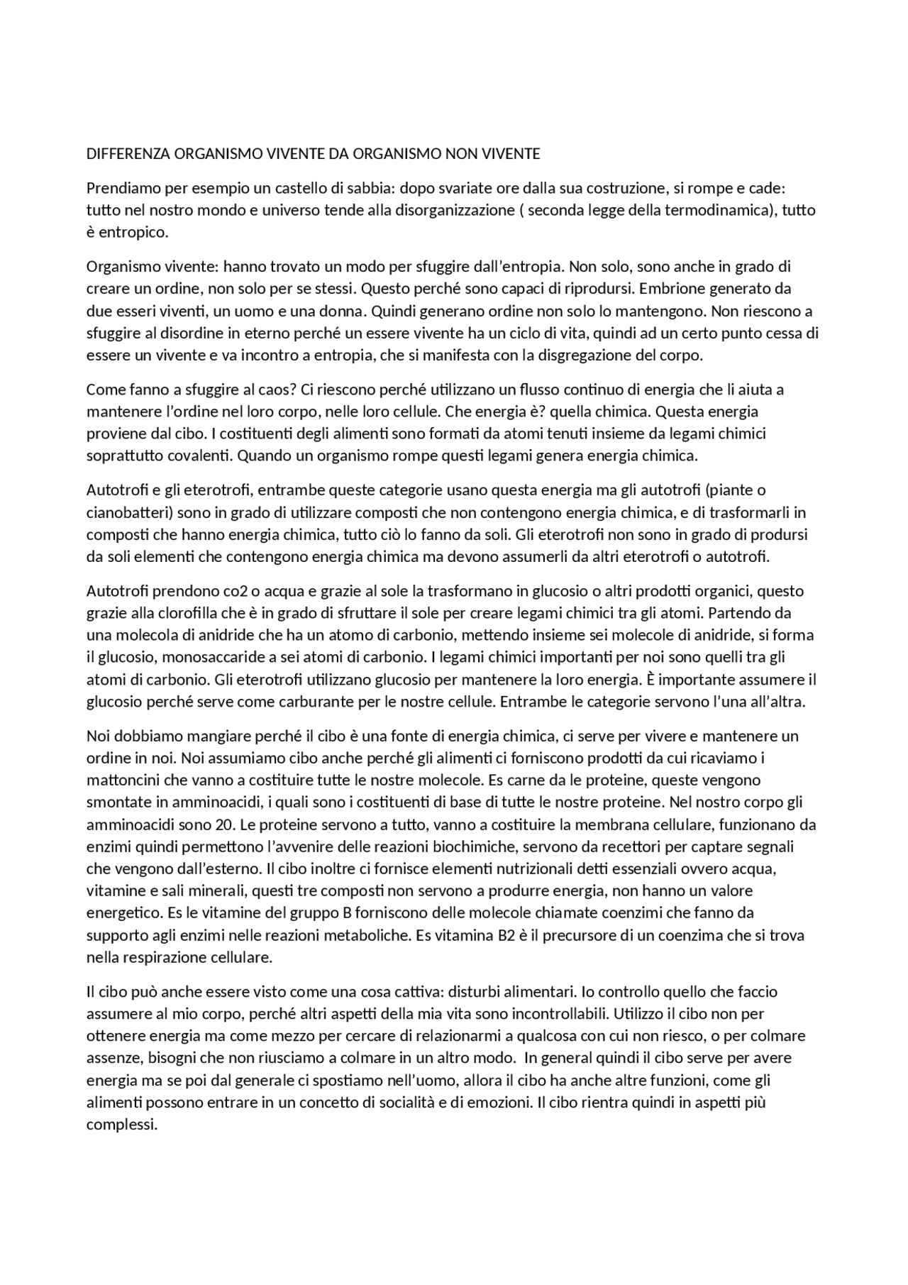 Appunti Fondamenti Neurobiologici Docsity