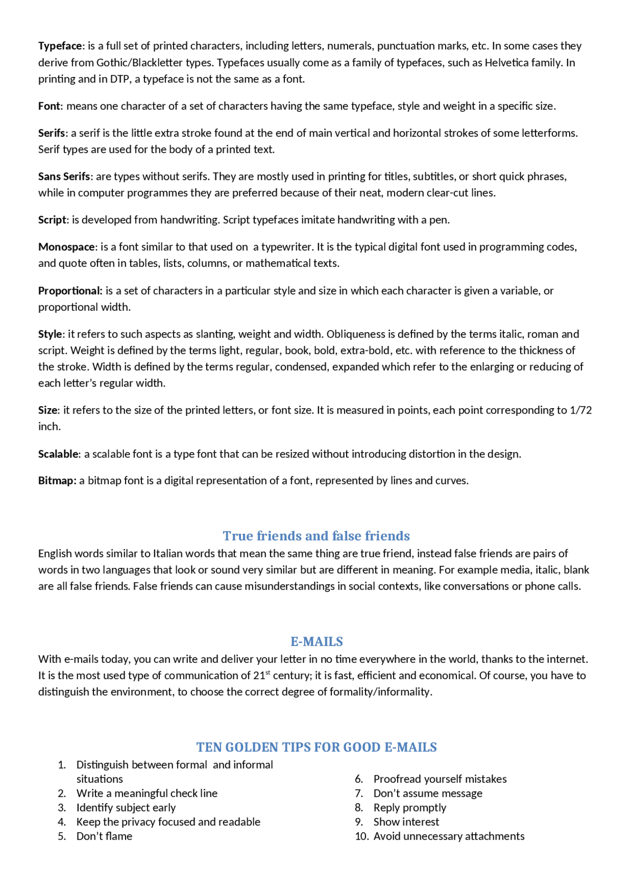 Riassunto breve e schematizzato. - Docsity