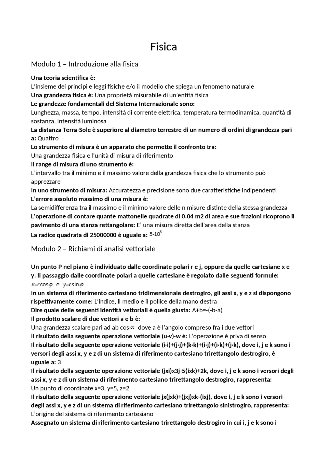 Fisica L 8 Paniere Mercatorum Docsity